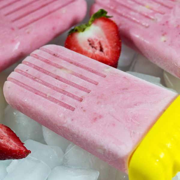 Frozen Strawberry Protein Pops Recipe - Gluten Free Homestead